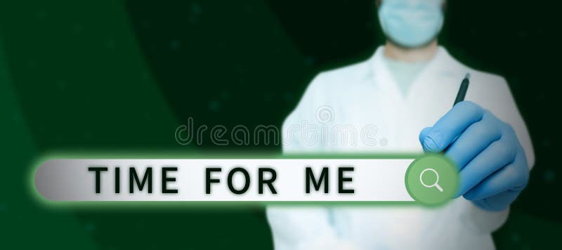 Sign Displaying Time for Me. Concept Meaning I Will Take a Moment To Be ... Sign Displaying Time for Me. Concept Meaning I Will Take a Moment To Be ...