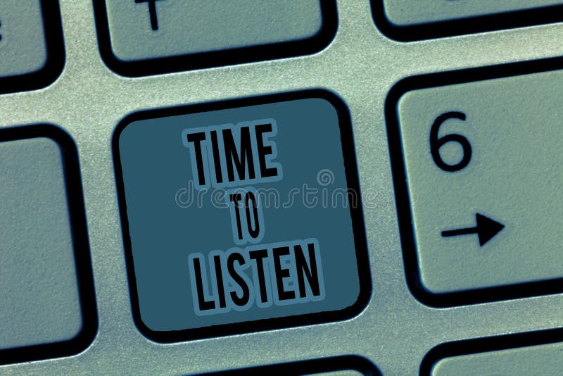 Handwriting Text Time To Listen. Concept Meaning Give Attention To ... Handwriting Text Time To Listen. Concept Meaning Give Attention To ...