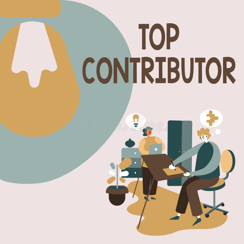 Top Contributor Stock Illustrations – 92 Top Contributor Stock ...