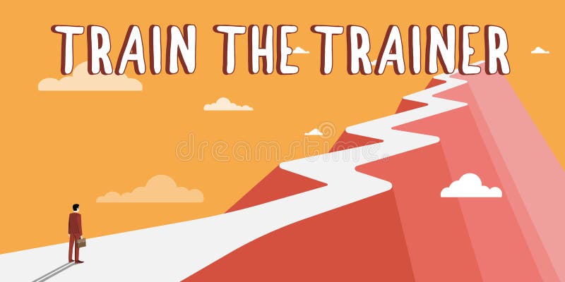 Handwriting Text Train the Trainer. Word for Identified To Teach Mentor ...