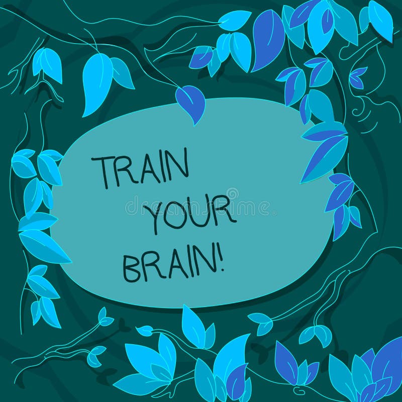 Handwriting Text Train Your Brain. Concept Meaning Educate Yourself Get ...