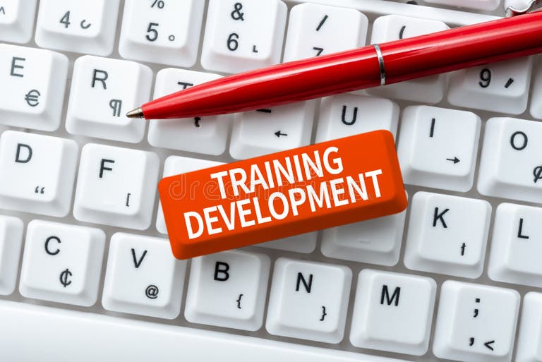 Sign Displaying Training Development. Conceptual Photo Learn and Expand ...