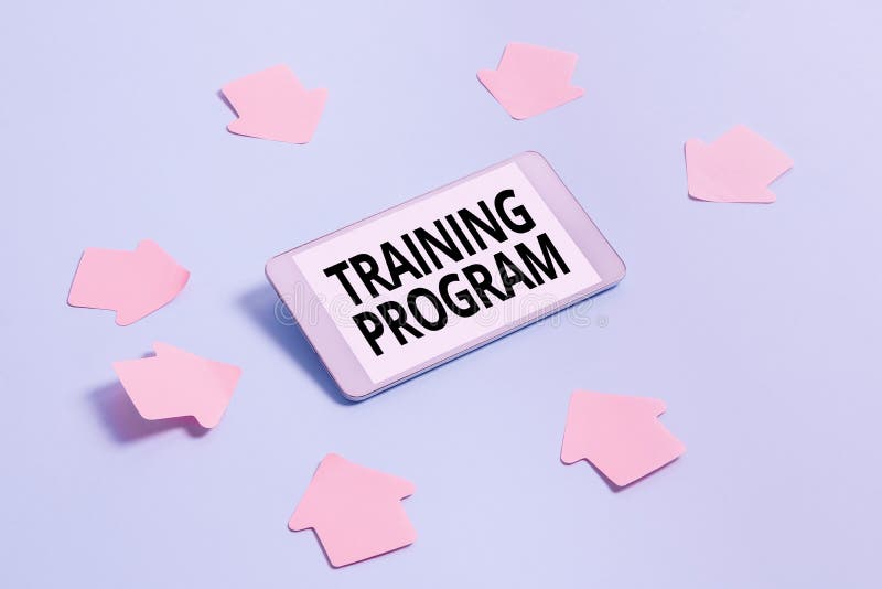 Handwriting Text Training Program. Conceptual Photo Learn Specific Knowledge or Skills To ...