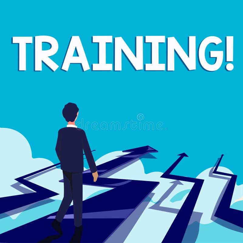 Handwriting Text Training. Word for an Activity Occurred when Starting ...