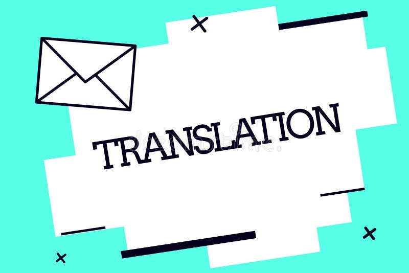 Handwriting Text Translation. Concept Meaning Process of Translating ...