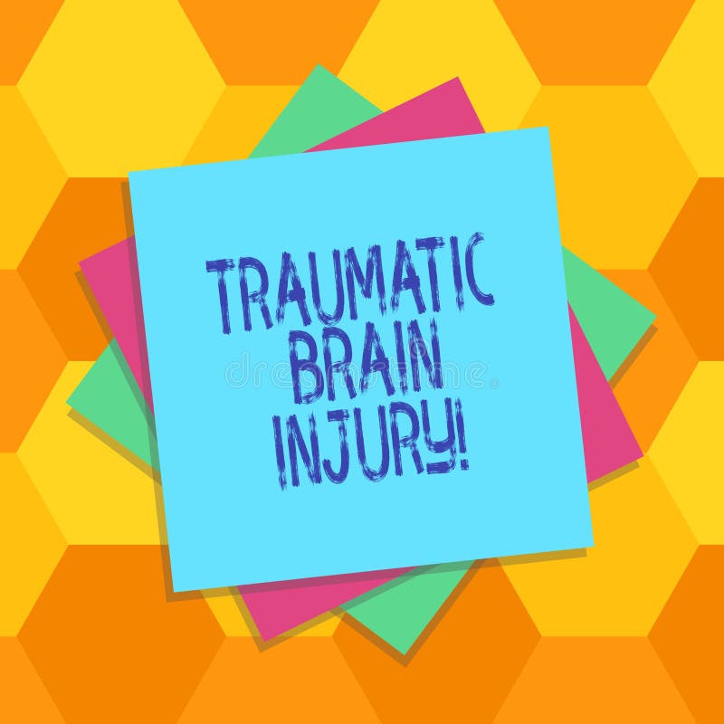 Handwriting Text Traumatic Brain Injury. Concept Meaning Insult To the ...