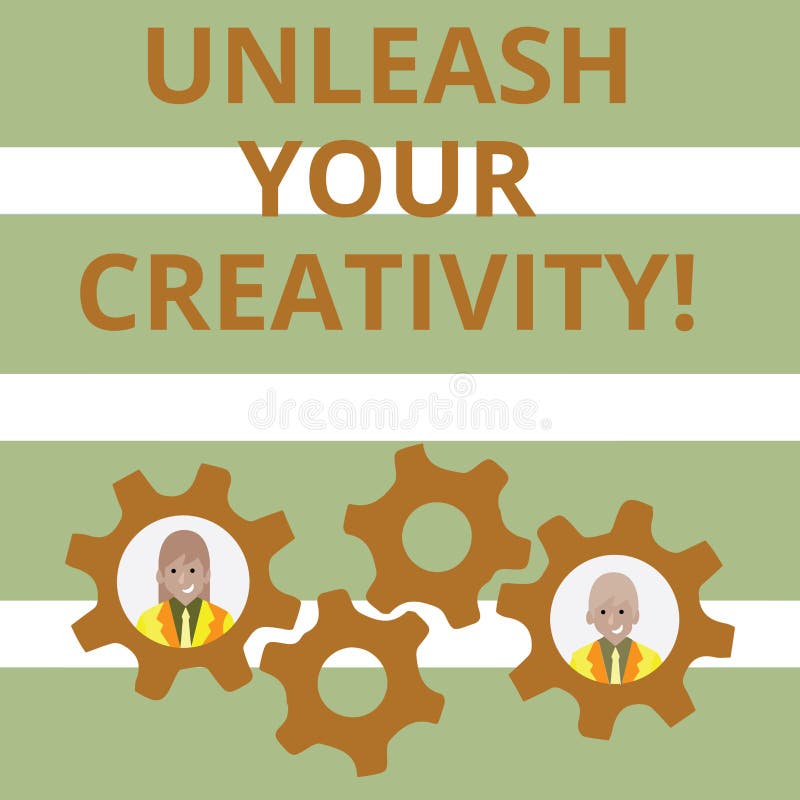 Handwriting Text Unleash Your Creativity. Concept Meaning Develop ...