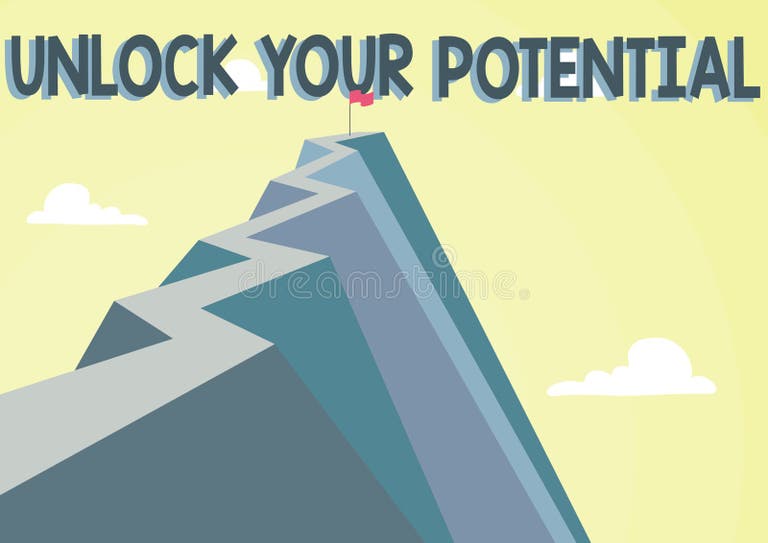 Handwriting Text Unlock Your Potential. Word Written on Maximize the ...