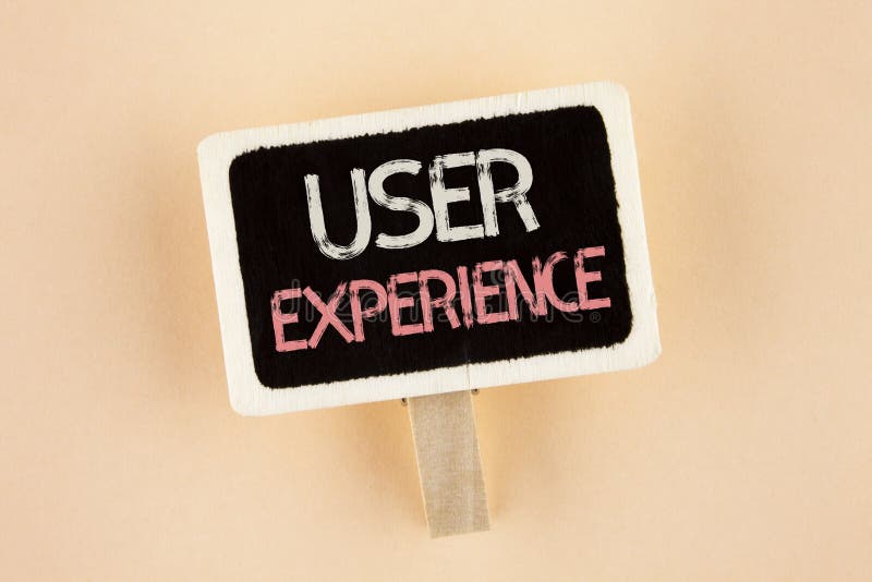 Handwriting Text User Experience. Concept Meaning Customer Experience ...