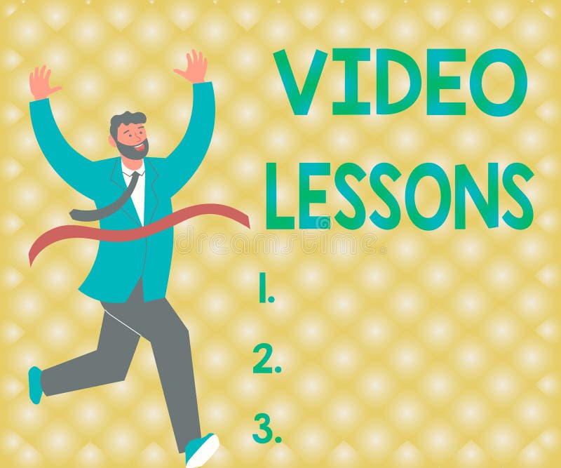 Inspiration Showing Sign Video Lessons. Word Written on Online ...