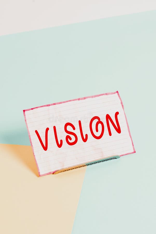 Handwriting Text Vision. Concept Meaning Ability To Think about or Plan ...