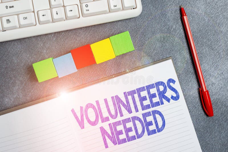 Handwriting Text Volunteers Needed. Word for Need Work or Help for ...