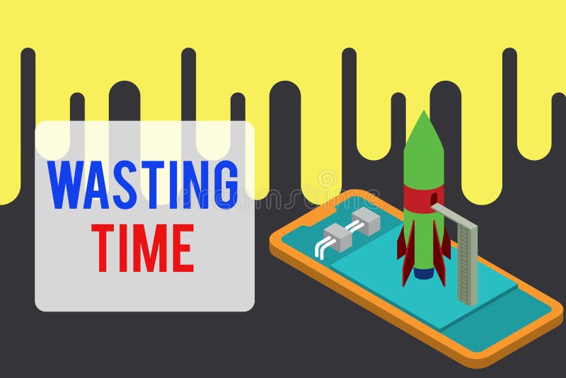 Wasting Time Concept Stock Illustrations – 676 Wasting Time Concept ...