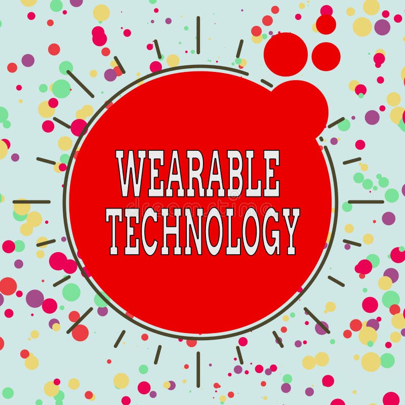 Handwriting Text Wearable Technology. Concept Meaning Electronic ...