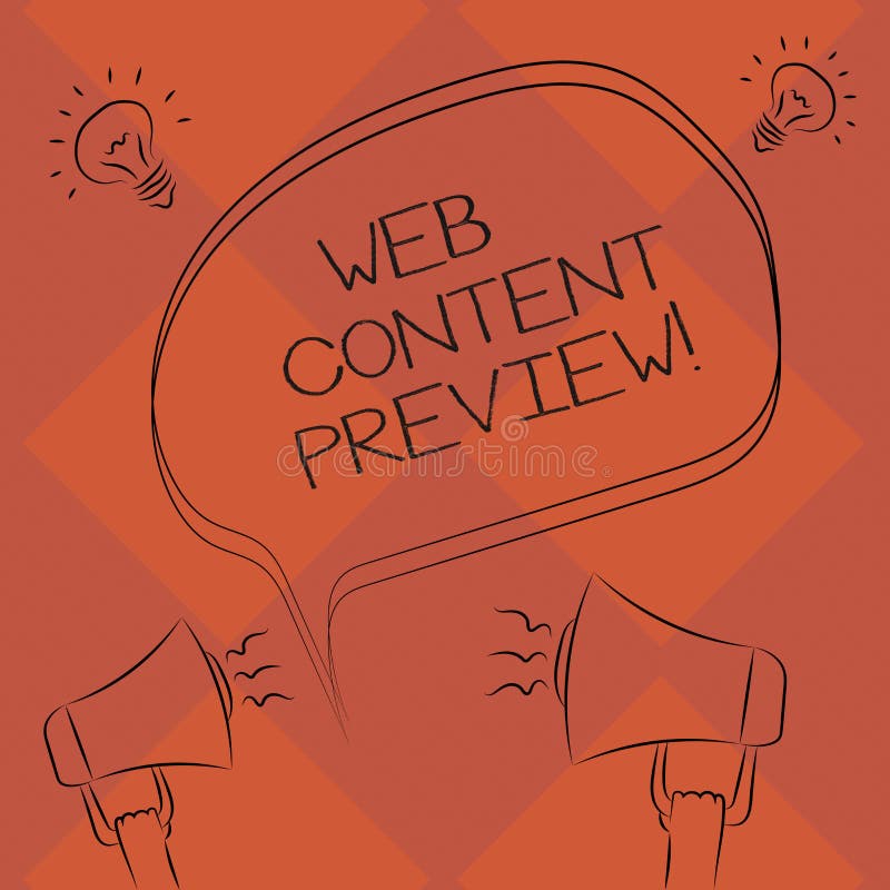 Handwriting Text Web Content Preview. Concept Meaning Textual Visual ...