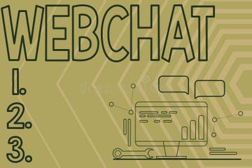 Webchat Stock Illustrations – 145 Webchat Stock Illustrations, Vectors ...