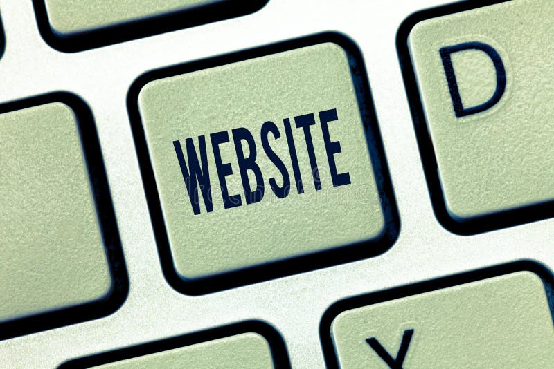 Handwriting Text Website. Concept Meaning Related Web Pages Located ...