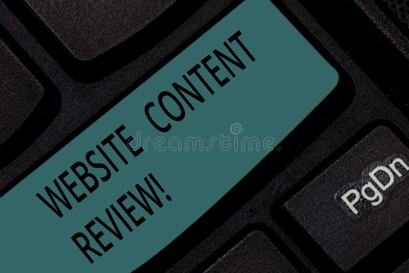 Handwriting Text Website Content Review. Concept Meaning Evaluate the ...