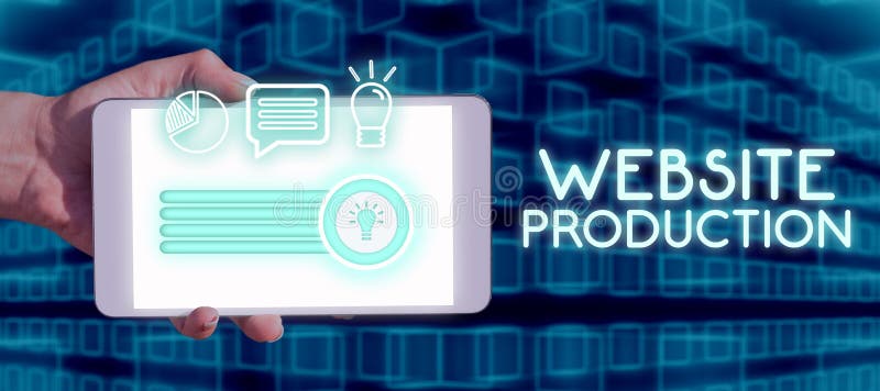 Handwriting Text Website Production. Concept Meaning Creating Sites ... Handwriting Text Website Production. Concept Meaning Creating Sites ...