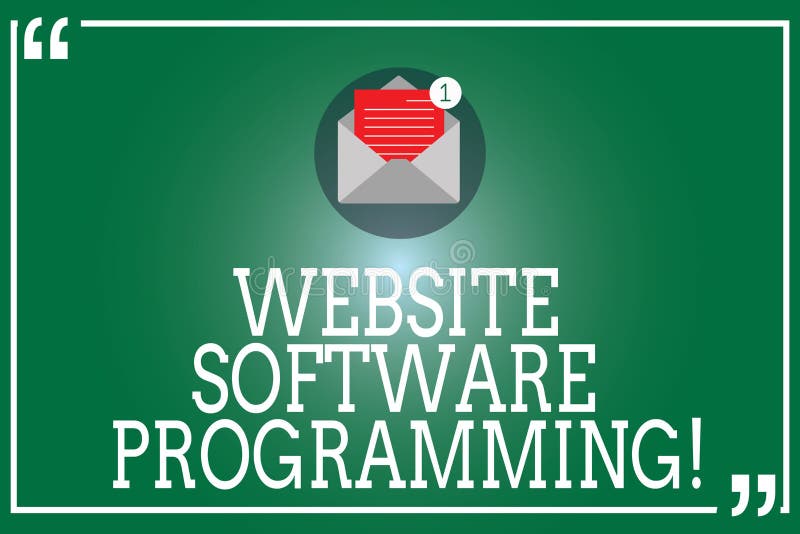 Handwriting Text Website Software Programming Concept Meaning Coding