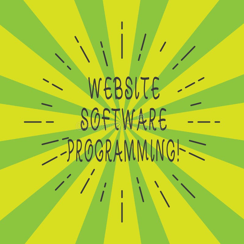 Handwriting Text Website Software Programming Concept Meaning Coding Or Programming That