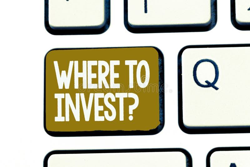 Handwriting Text Where To Invest Question. Concept Meaning Asking ... Handwriting Text Where To Invest Question. Concept Meaning Asking ...