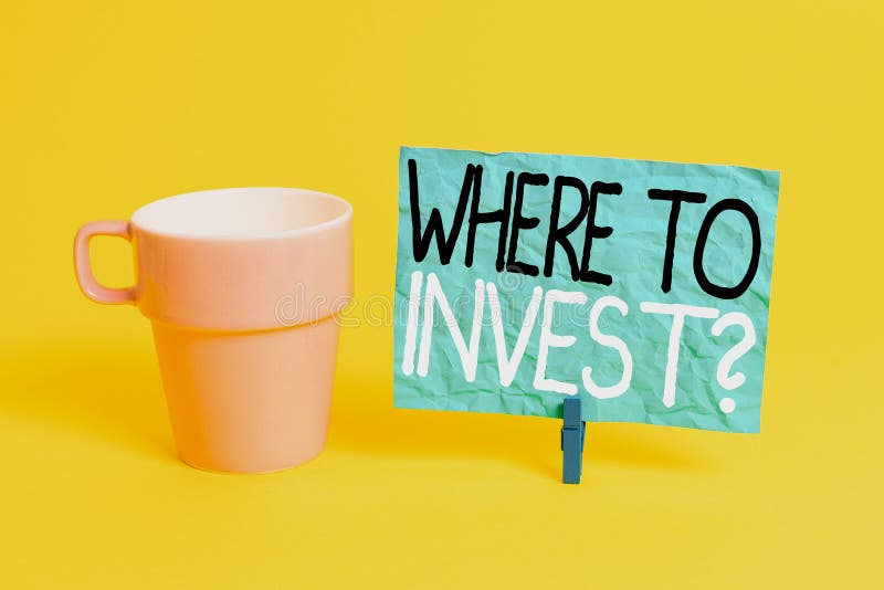 Handwriting Text Where To Invest Question. Concept Meaning Asking about ... Handwriting Text Where To Invest Question. Concept Meaning Asking about ...