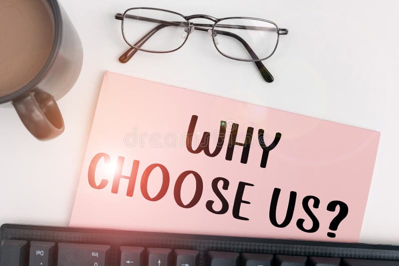 Text Caption Presenting Why Choose Us. Business Concept Reasons for ... Text Caption Presenting Why Choose Us. Business Concept Reasons for ...