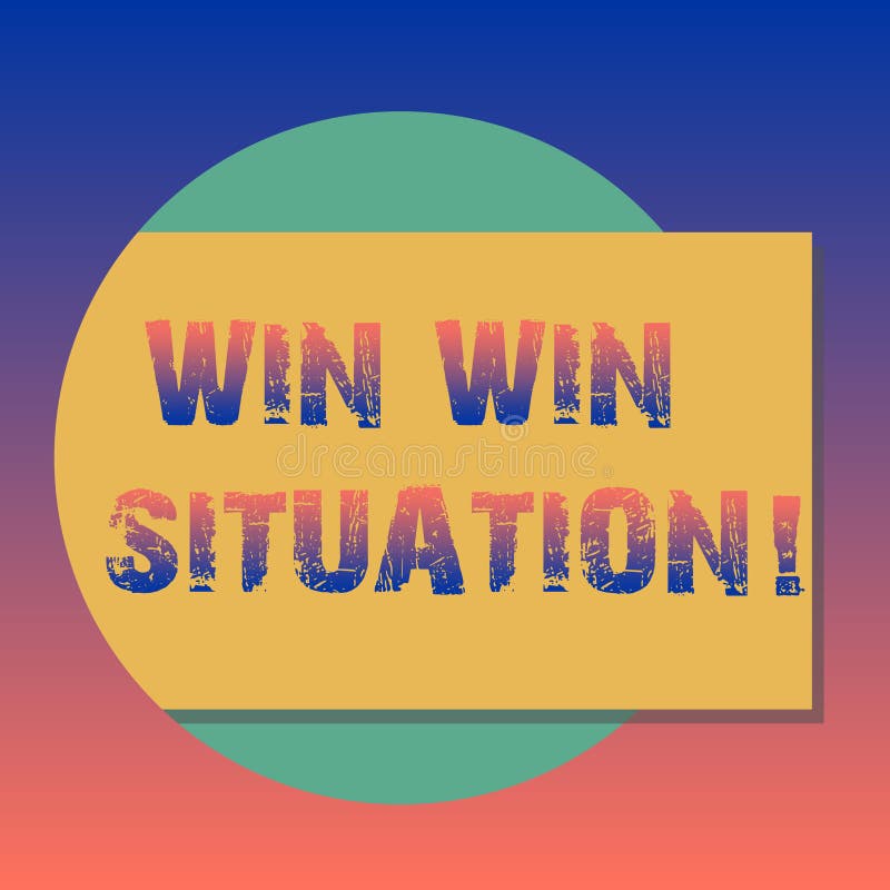 Win Win Situation Stock Illustrations – 735 Win Win Situation Stock ...