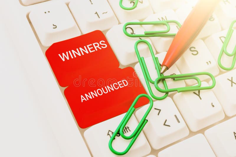 Handwriting Text Winners AnnouncedAnnouncing Who Won the Contest or Any ...