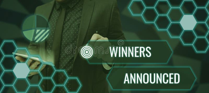 Writing Displaying Text Winners AnnouncedAnnouncing Who Won the Contest ...