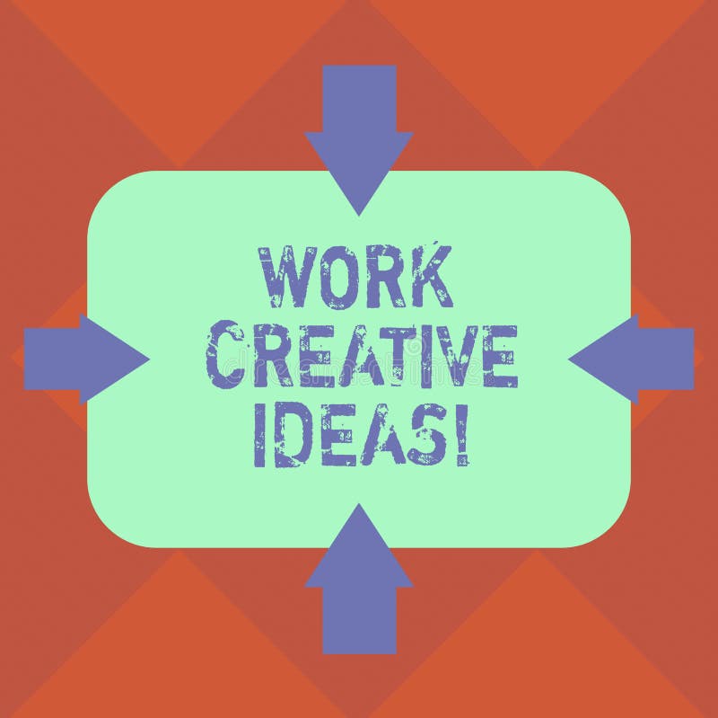 Handwriting Text Work Creative Ideas. Concept Meaning Has Ability To ...