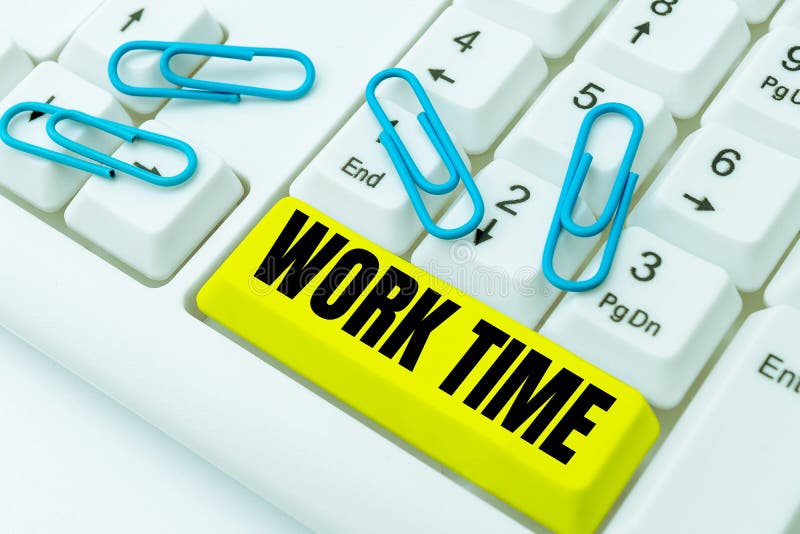 Handwriting Text Work Time. Business Approach Period Starts when ...