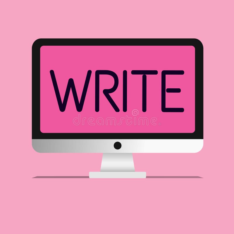 Handwriting Text Write. Concept Meaning Mark Letters Words or Symbols ...