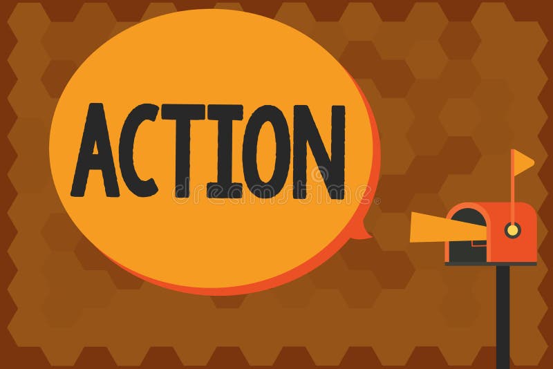 Handwriting Text Writing Action. Concept Meaning Fact or Process Doing ...