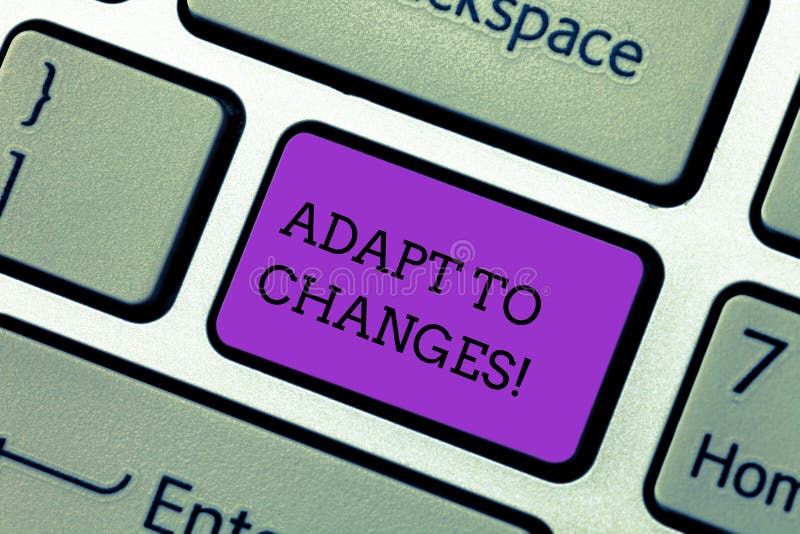 Handwriting Text Writing Adapt To Changes. Concept Meaning Innovative ... Handwriting Text Writing Adapt To Changes. Concept Meaning Innovative ...