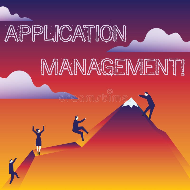 Handwriting Text Writing Application Management. Concept Meaning ...