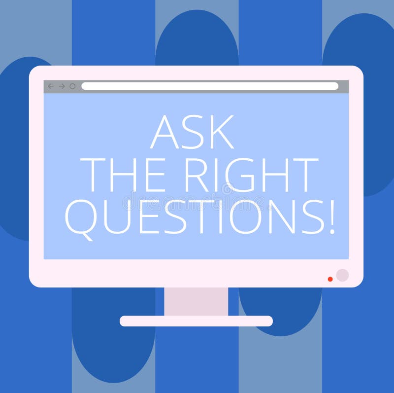 Handwriting Text Writing Ask the Right Questions. Concept Meaning ...