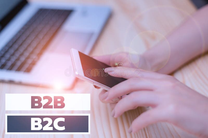 Handwriting Text Writing B2B B2C. Concept Meaning Two Types for Sending ... Handwriting Text Writing B2B B2C. Concept Meaning Two Types for Sending ...