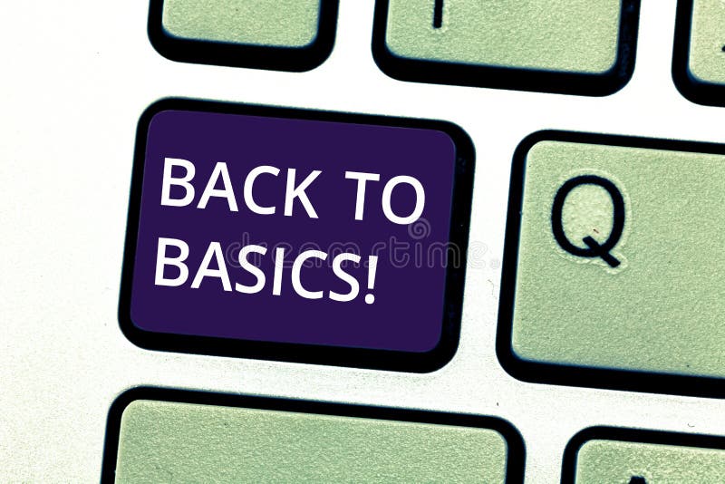 Handwriting Text Writing Back To Basics. Concept Meaning Return Simple ... Handwriting Text Writing Back To Basics. Concept Meaning Return Simple ...