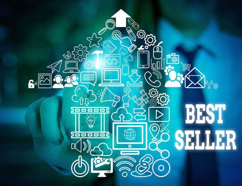 Handwriting Text Writing Best Seller. Concept Meaning One Feature or ...