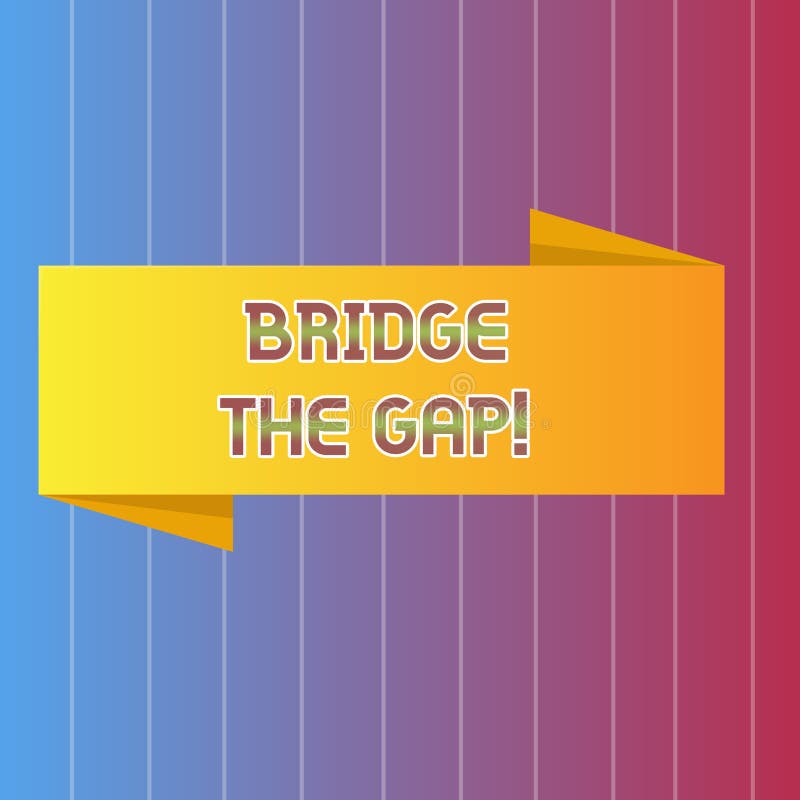Handwriting Text Writing Bridge the Gap. Concept Meaning Overcome the ...