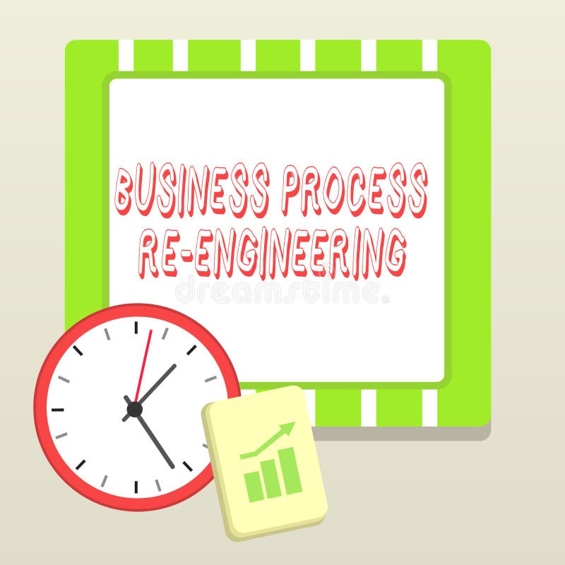 Handwriting Text Writing Business Process Re Engineering. Concept ...