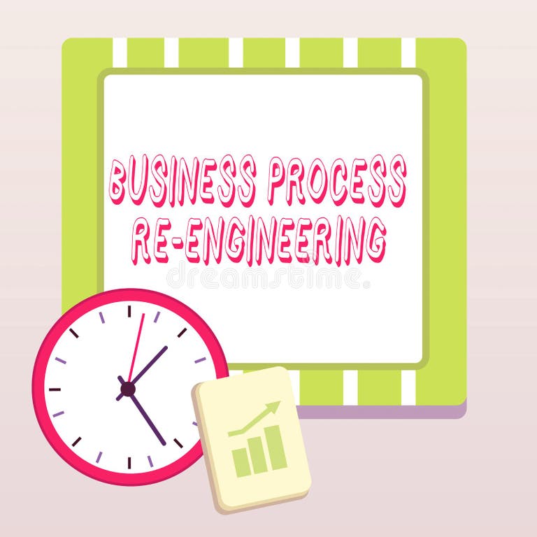 Handwriting Text Writing Business Process Re Engineering. Concept ...