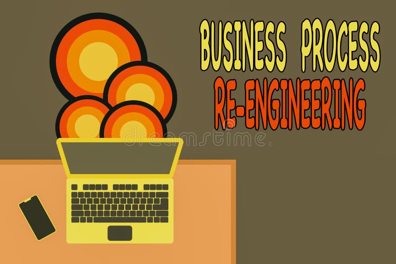 Handwriting Text Writing Business Process Re Engineering. Concept ...