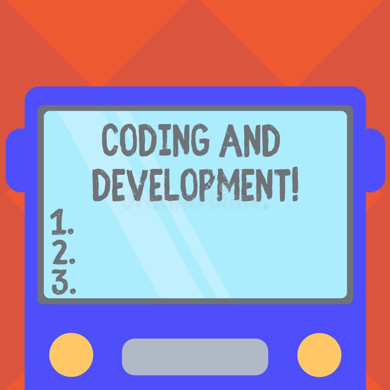 Handwriting Text Writing Coding And Development Concept Meaning To Program Or Create A Software