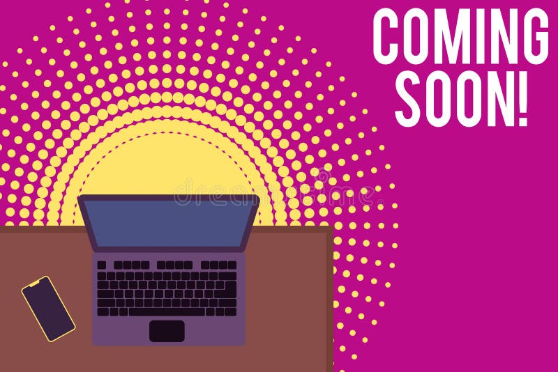 Coming Soon Laptop Stock Illustrations – 151 Coming Soon Laptop Stock ...