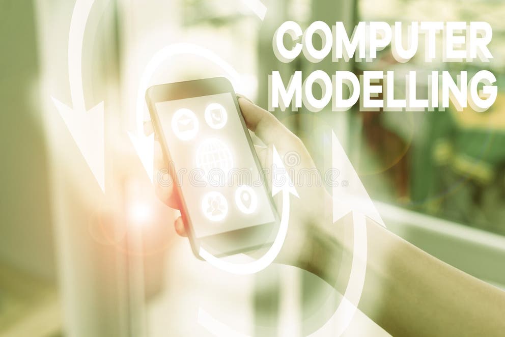 Handwriting Text Writing Computer Modelling. Concept Meaning Using a ...