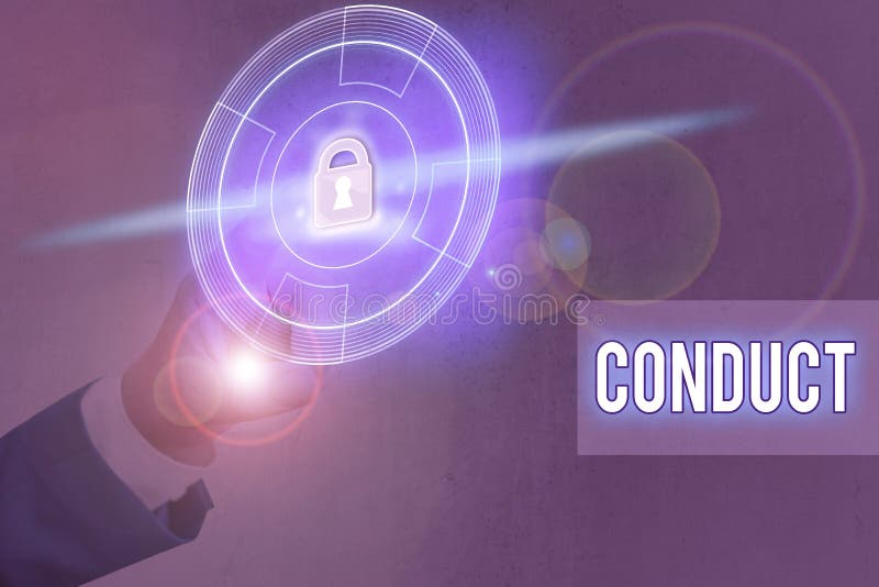 Handwriting Text Writing Conduct. Concept Meaning Manner in Which an ...