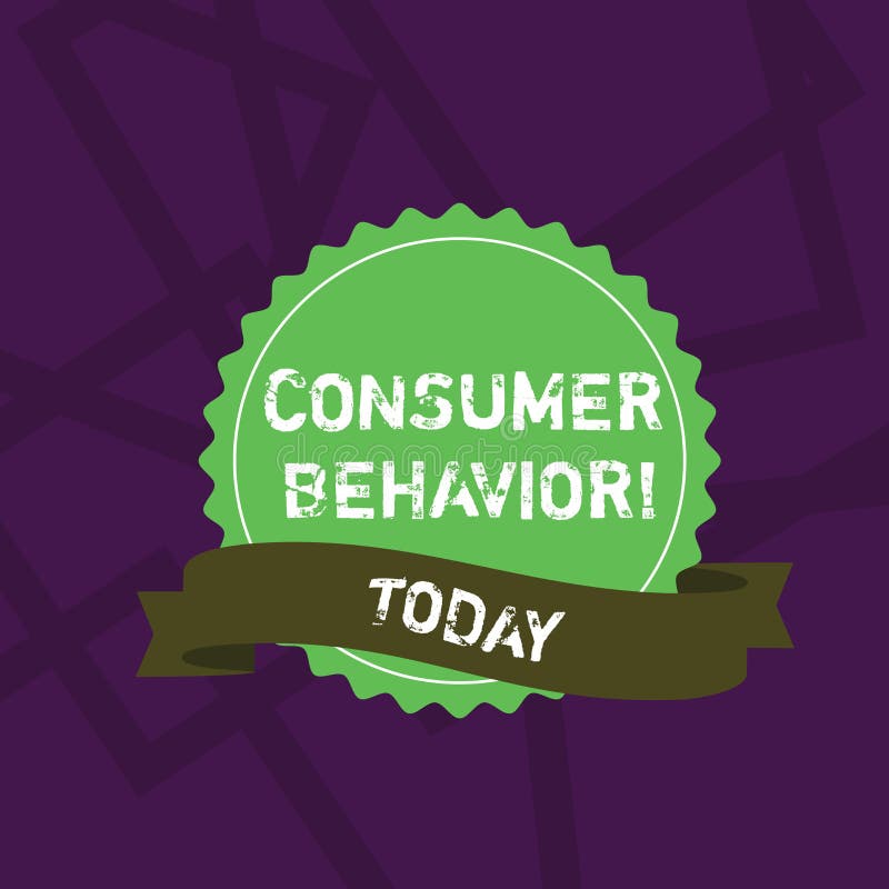 Handwriting Text Writing Consumer Behavior. Concept Meaning Study of ...